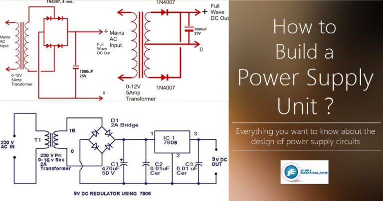Design A Power Supply Circuit - Simple To Complex