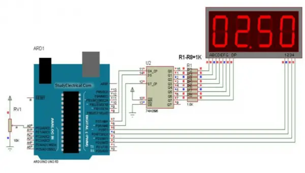 Arduino Dc Digital Voltmeter